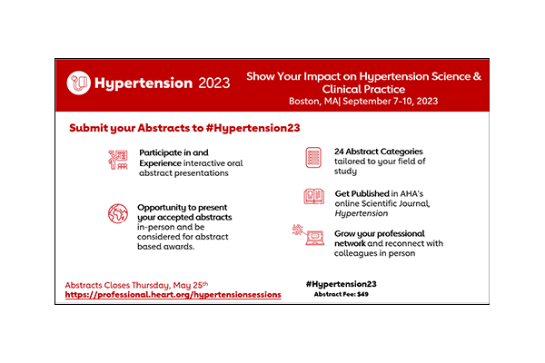 Promotional Toolkit - Hypertension Scientific Sessions 2022 ...