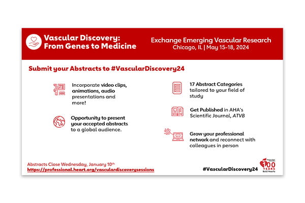 Promotional Toolkit - Vascular Discovery: From Genes to Medicine ...